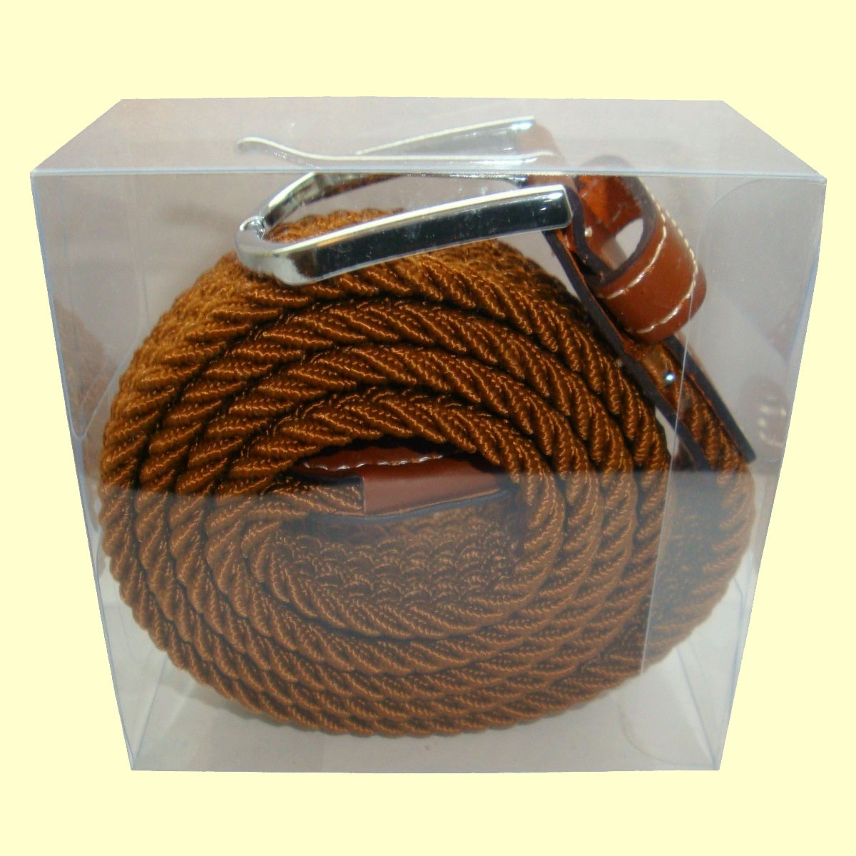 Bronze|Woven|Belt|One Size|Silver Buckle|Bassin and Brown – Bassin And ...