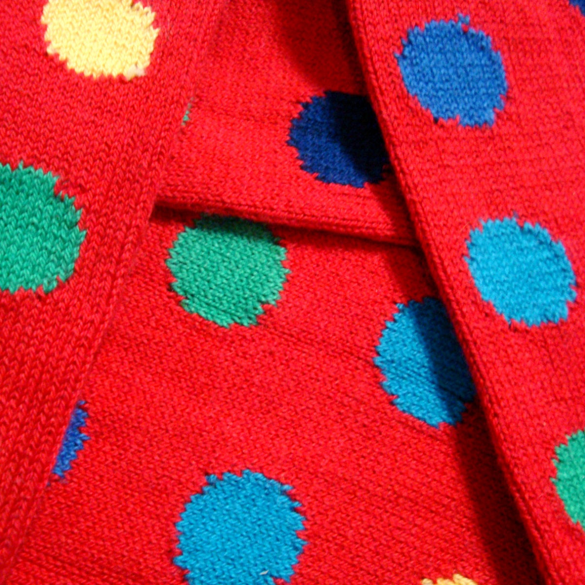Red Spotted Socks | Made in England | Bassin and Brown – Bassin And Brown