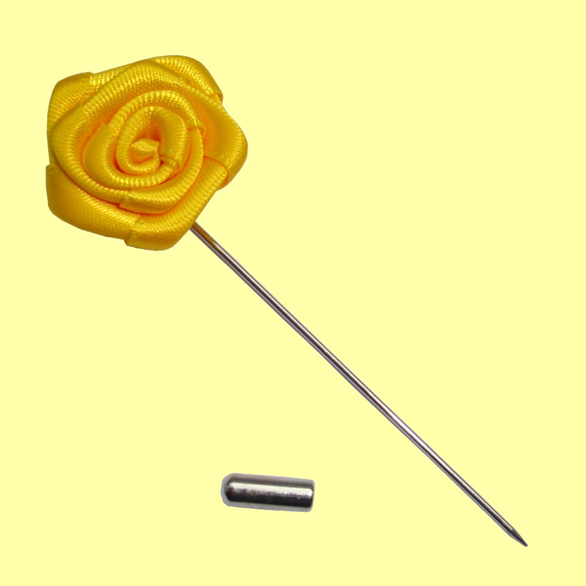 Rose Jacket Lapel Pin | Yellow | Floral | Bassin and Brown – Bassin And ...