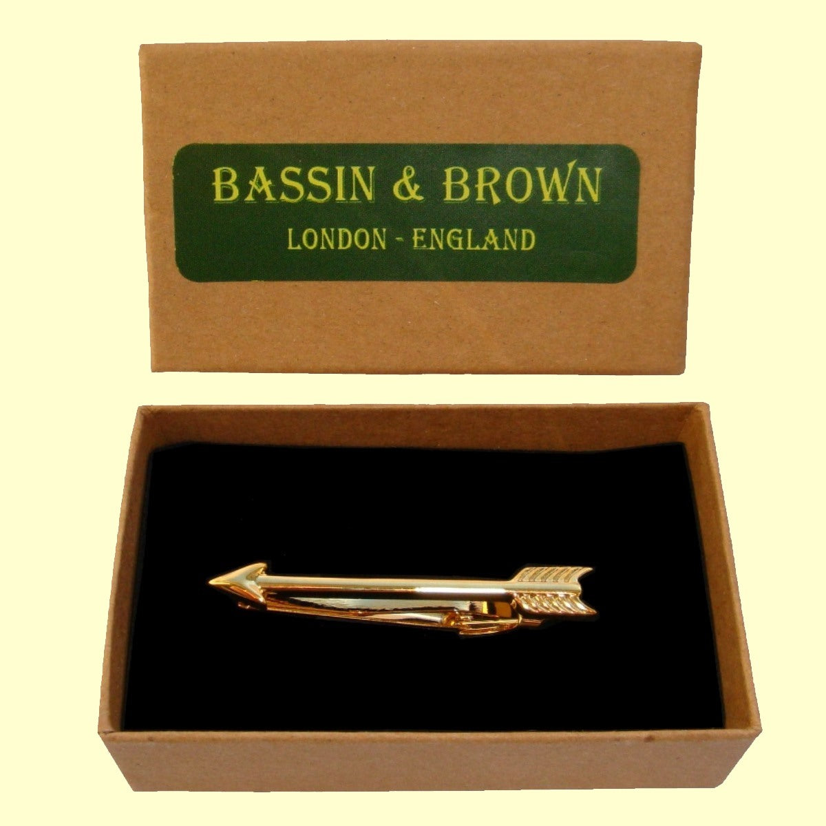 Tie Bar|Arrow|Gold|Themed|Elegant|Bassin and Brown – Bassin And Brown