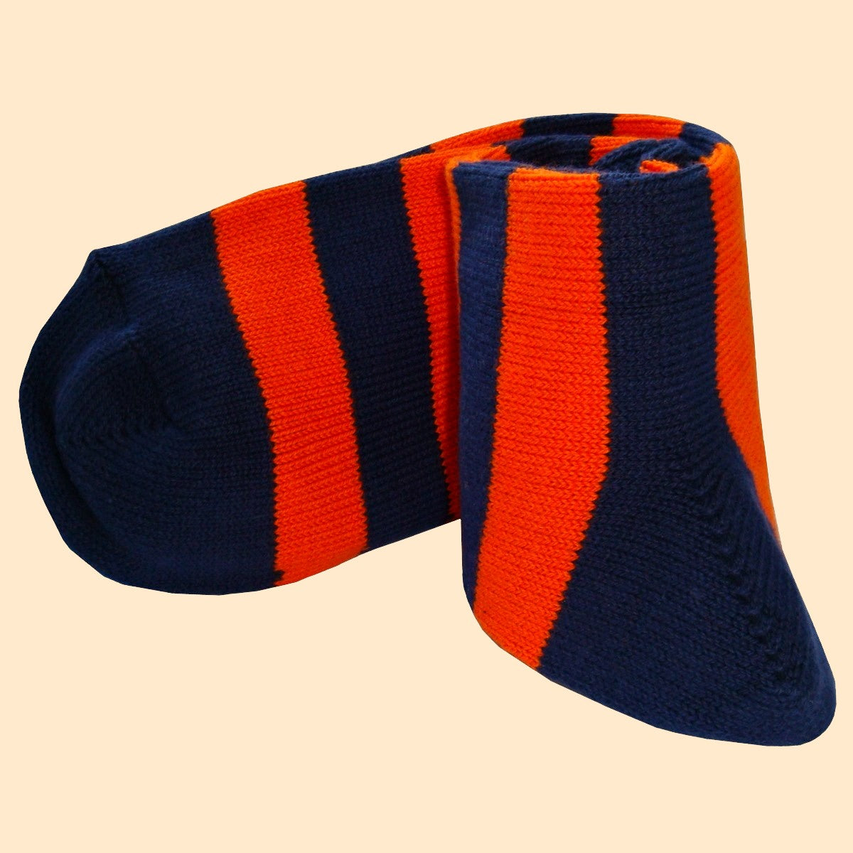 Buy|Hooped| Striped|Socks|orange|navy|shop|Bassin and Brown – Bassin ...